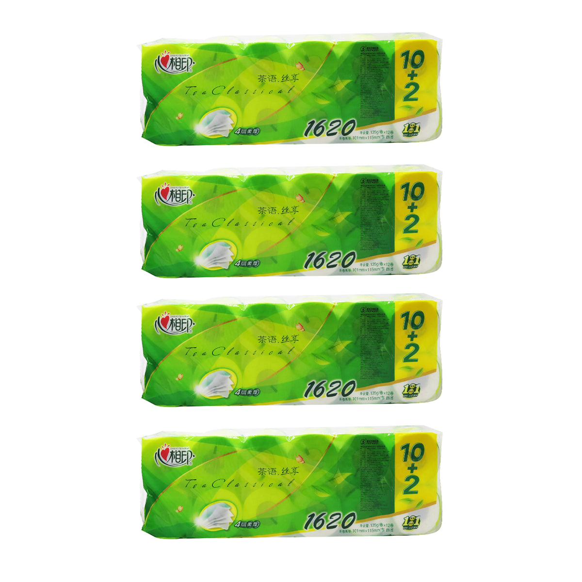MAUM Tea Scented 4-Ply Toilet Paper 135g*12 Rolls X4Pack – UMALL
